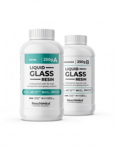 Resina liquida trasparente effetto vetro (1:1)